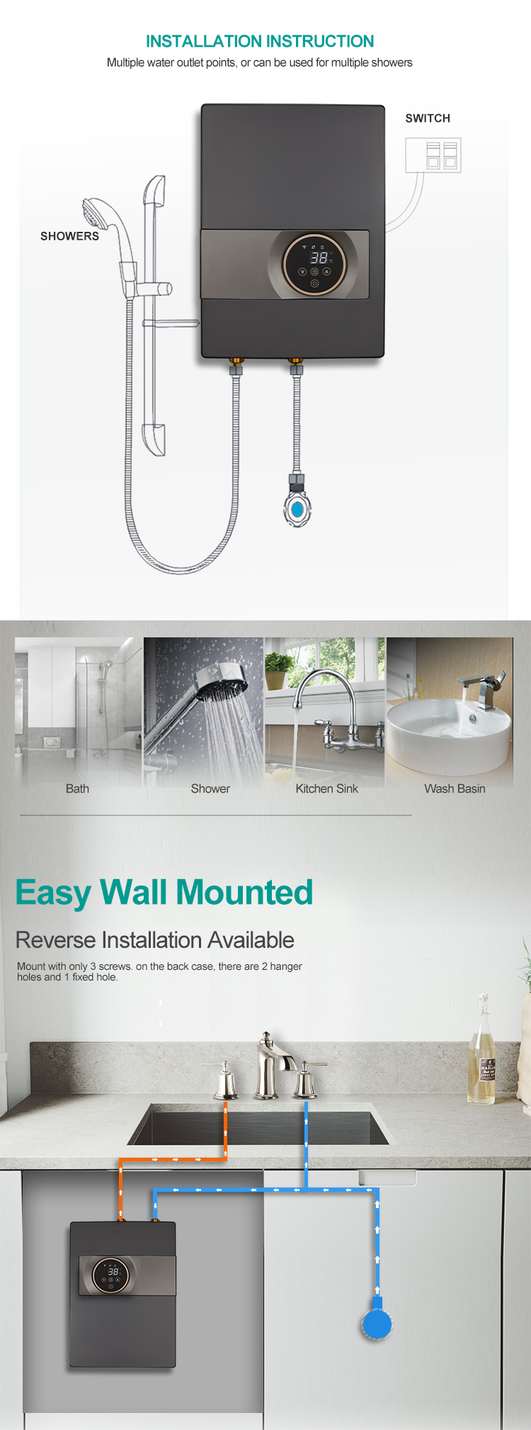 What are the different types of instantaneous water heaters? - jnodtech